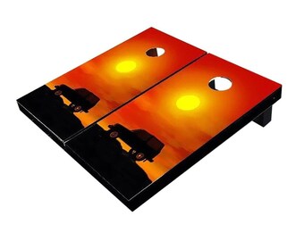 Raven Cornhole Boards Complete Outdoor Game Set With 2 | Etsy