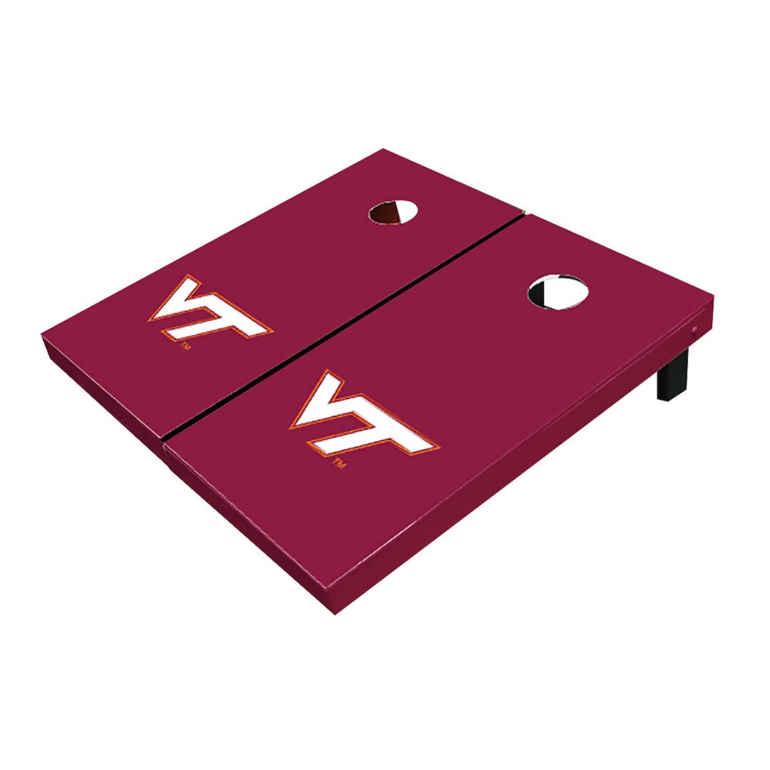 Virginia Tech Hokies Cornhole Boards: Maroon Team Colors (regulation ...