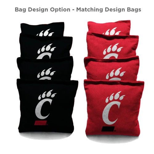 Cincinnati Bearcats Cornhole Set (alternating Border, Regulation or ...