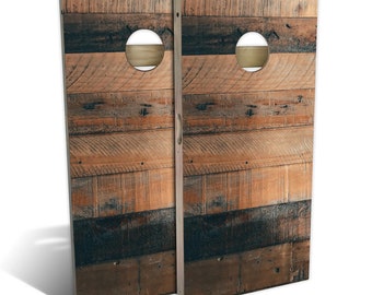 White Pallet Cornhole Boards Complete Outdoor Game Set With 2 | Etsy