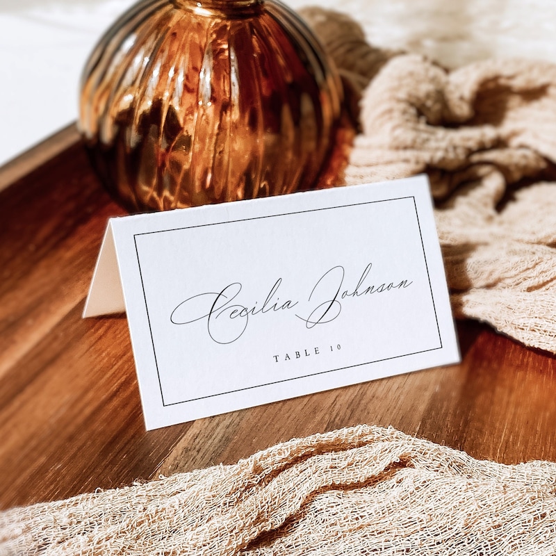 Recollections Template Place Cards - Etsy