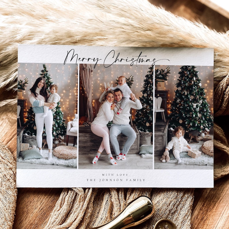 Double Sided Christmas Cards - Etsy