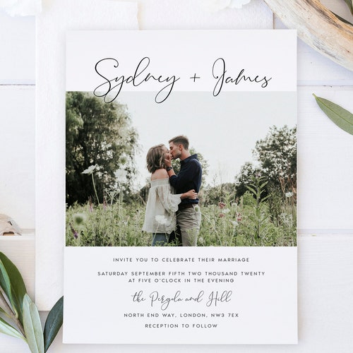 EDITABLE Silver Geometric Wedding Invitation Template INSTANT - Etsy