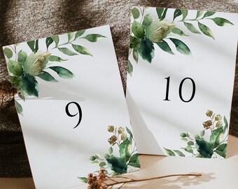 Table Number Template Instant Download Fully Editable - Etsy