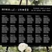 Black Seating Chart Template Modern Editable Instant Download - Etsy