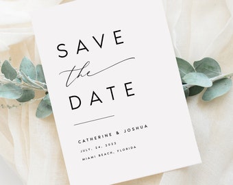 save the date template