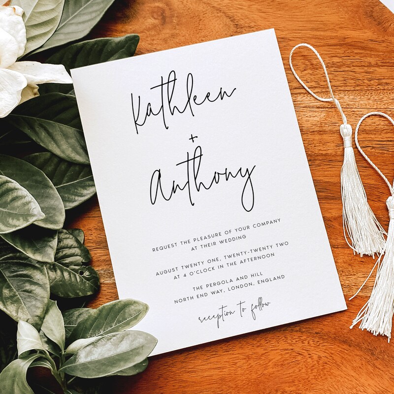 Lds Wedding Invite - Etsy