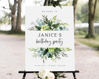 Rustic Birthday Sign - Etsy