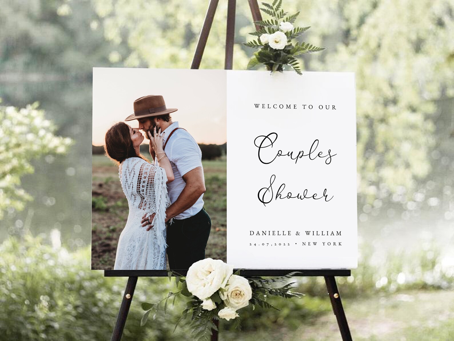 Wedding Shower Welcome Signs Digital Download Couples Shower - Etsy