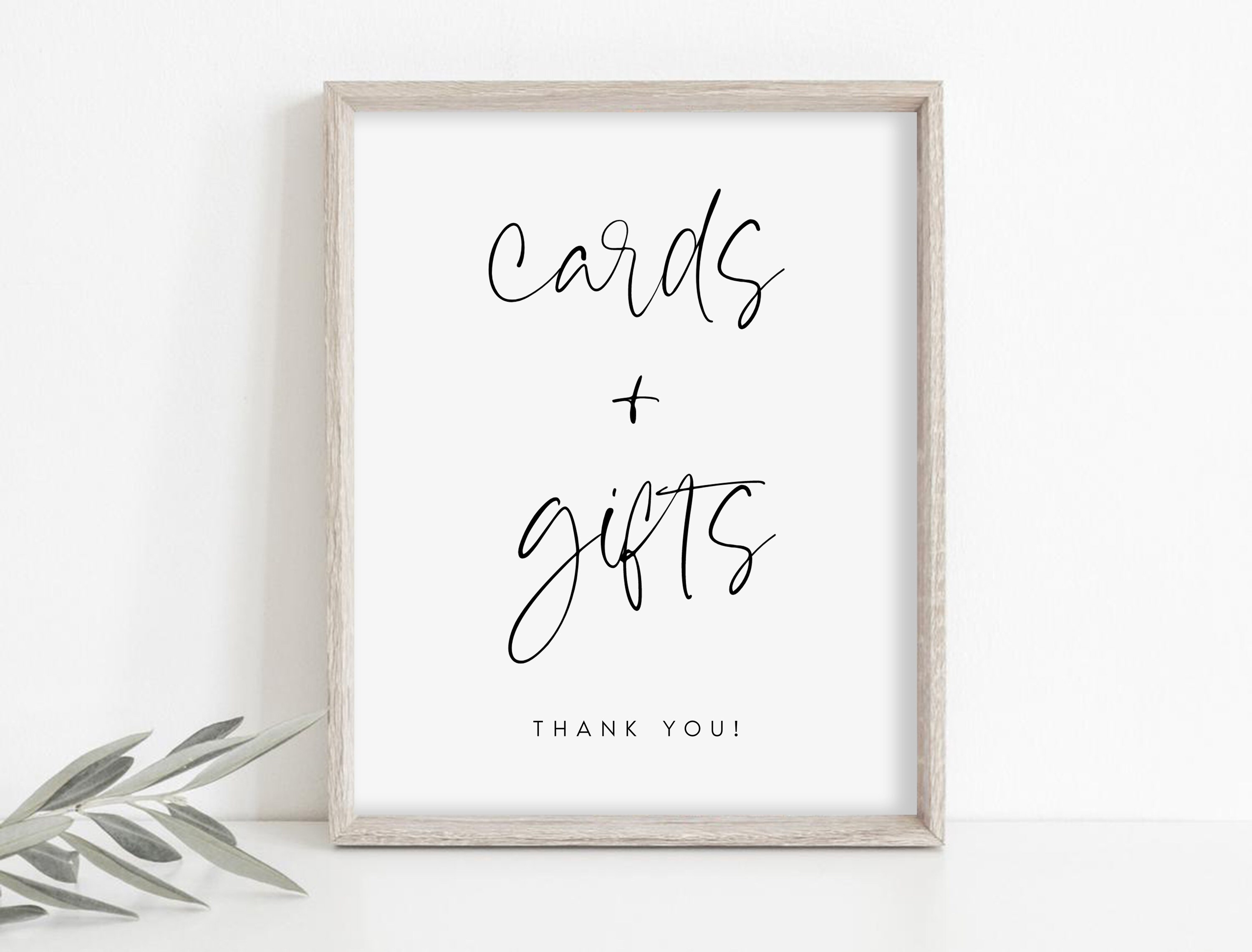 Script Cards and Gifts Sign Modern Cards and Gifts Sign - Etsy
