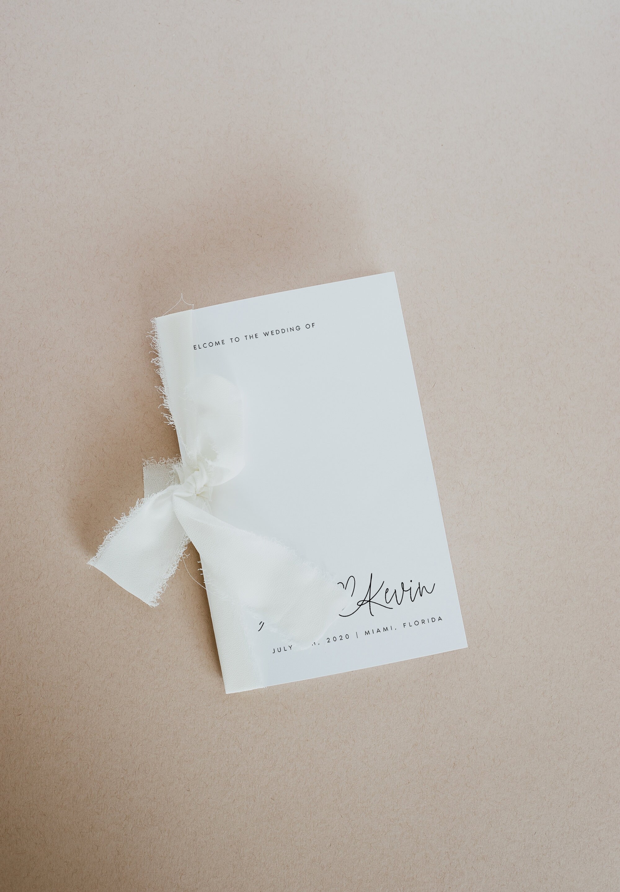 Folded Wedding Program Template Printable Wedding Program - Etsy