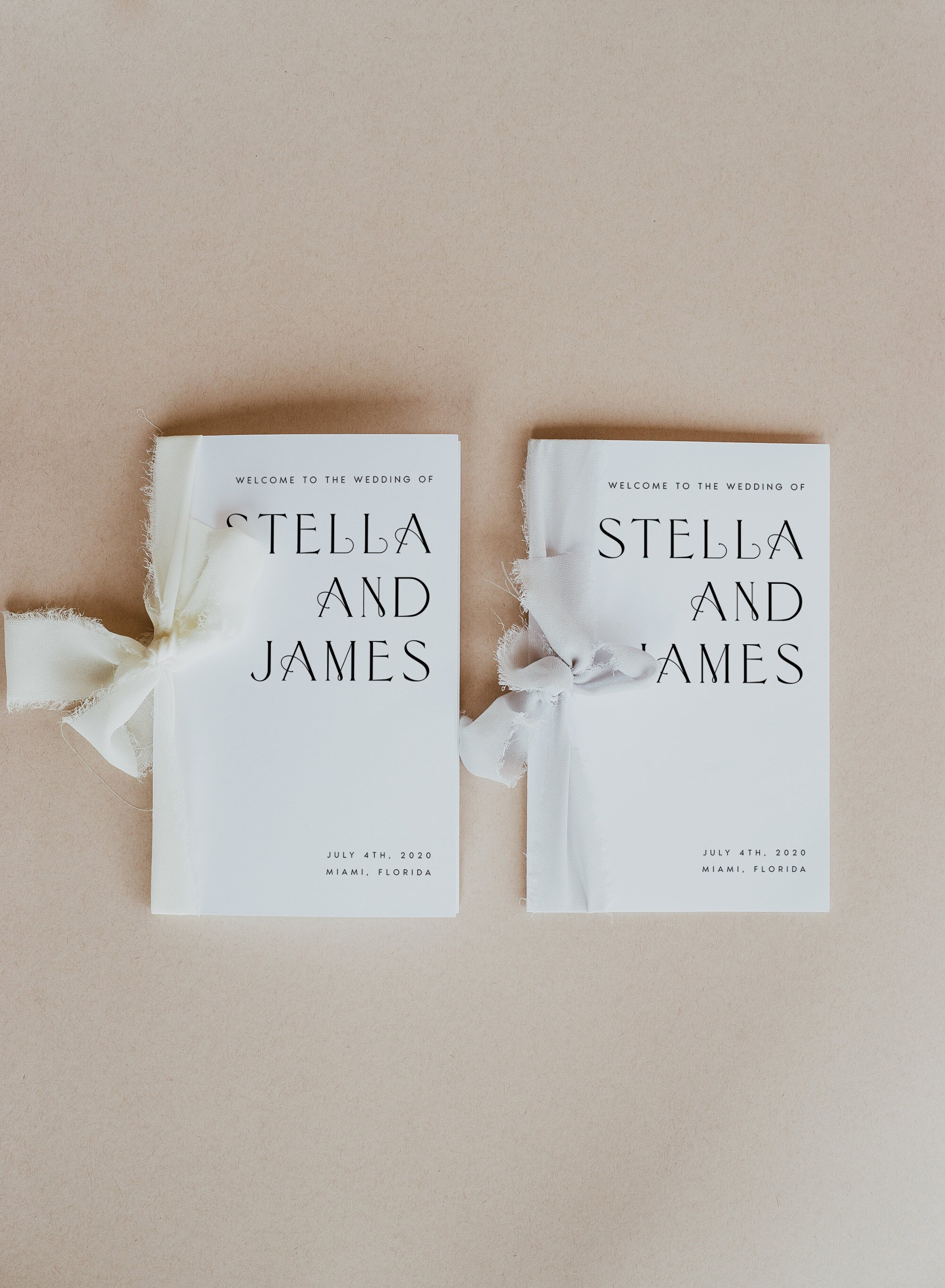 Foldable Wedding Program Template Printable Wedding Program | Etsy