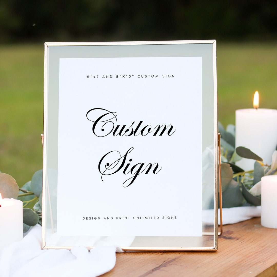 Elegant Script Cards and Gifts Sign, Cards and Gifts Sign Printable ...