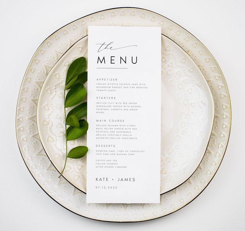 minimalist-wedding-menu-template-modern-script-wedding-dinner-etsy