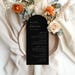 Arch Shape Wedding Menu Cards, Arch Shaped Dinner Menus, Printed Menus ...
