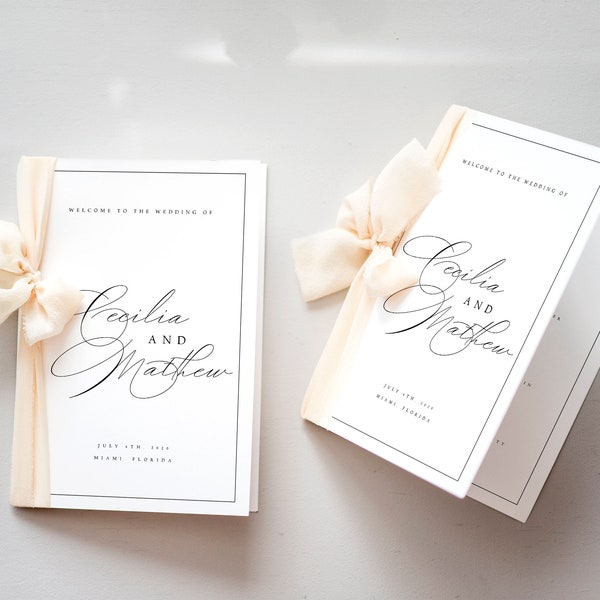 Folded Program - Etsy