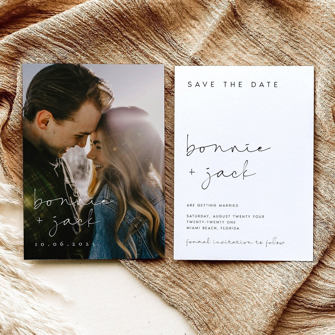 Save the Date Template, Printable Save the Date Card, Save the Day ...