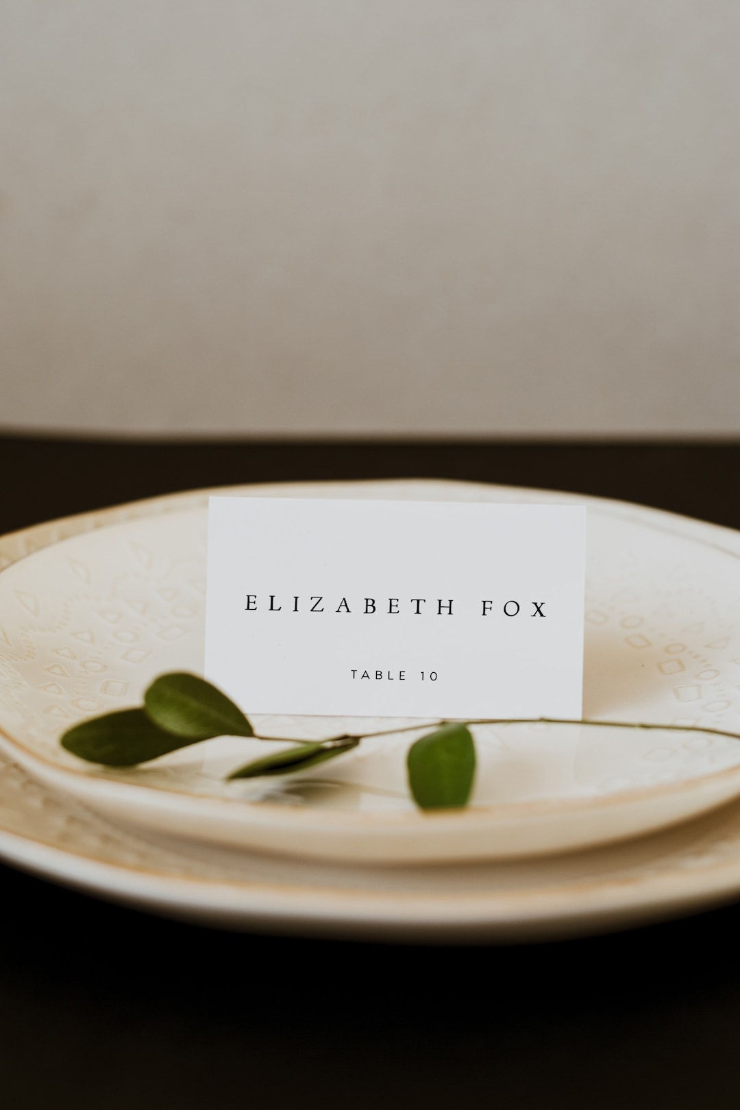 MINIMAL Wedding Place Cards Template Editable Place Card - Etsy