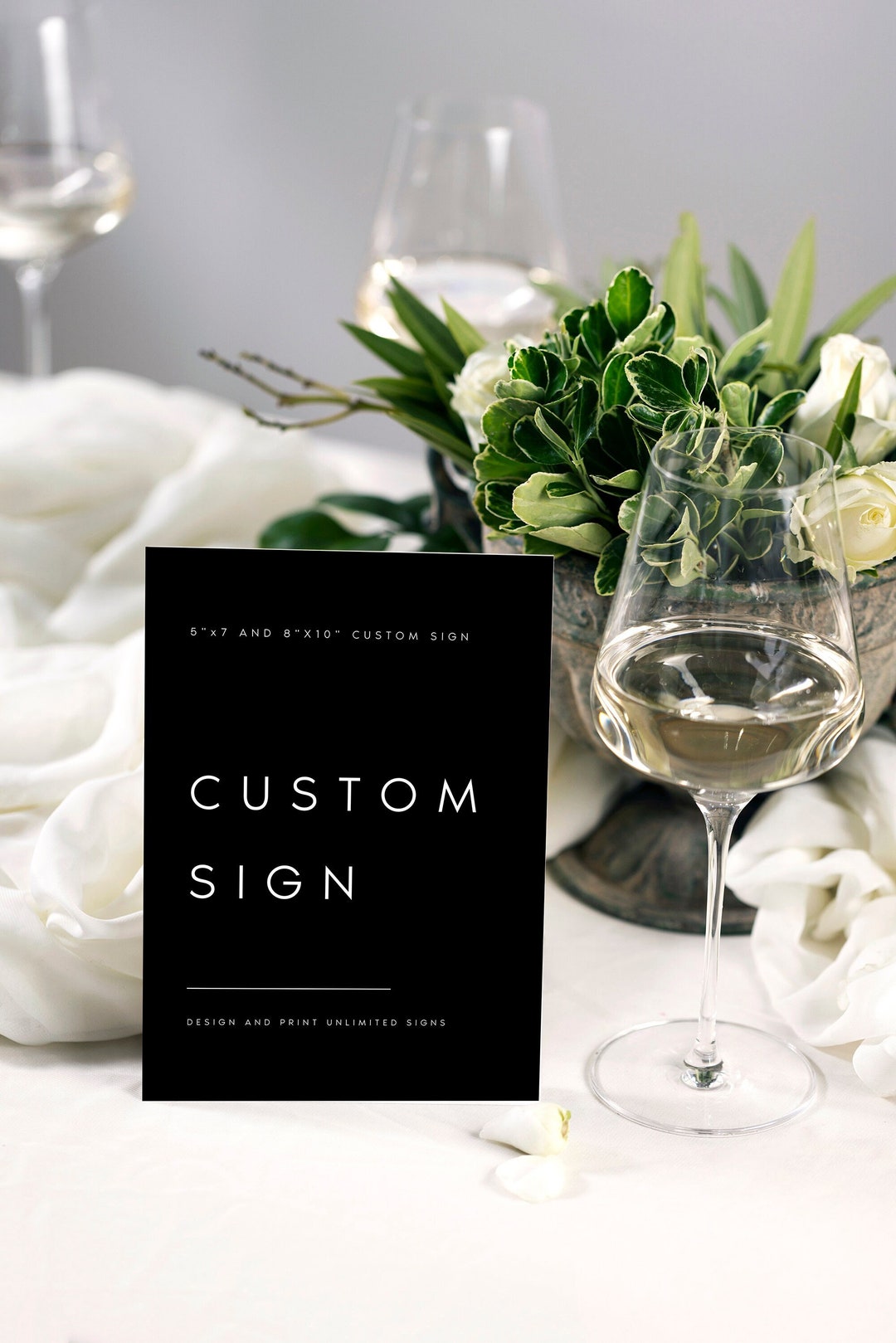 Printable Custom Sign Template, Modern Wedding Sign Printable, Editable ...