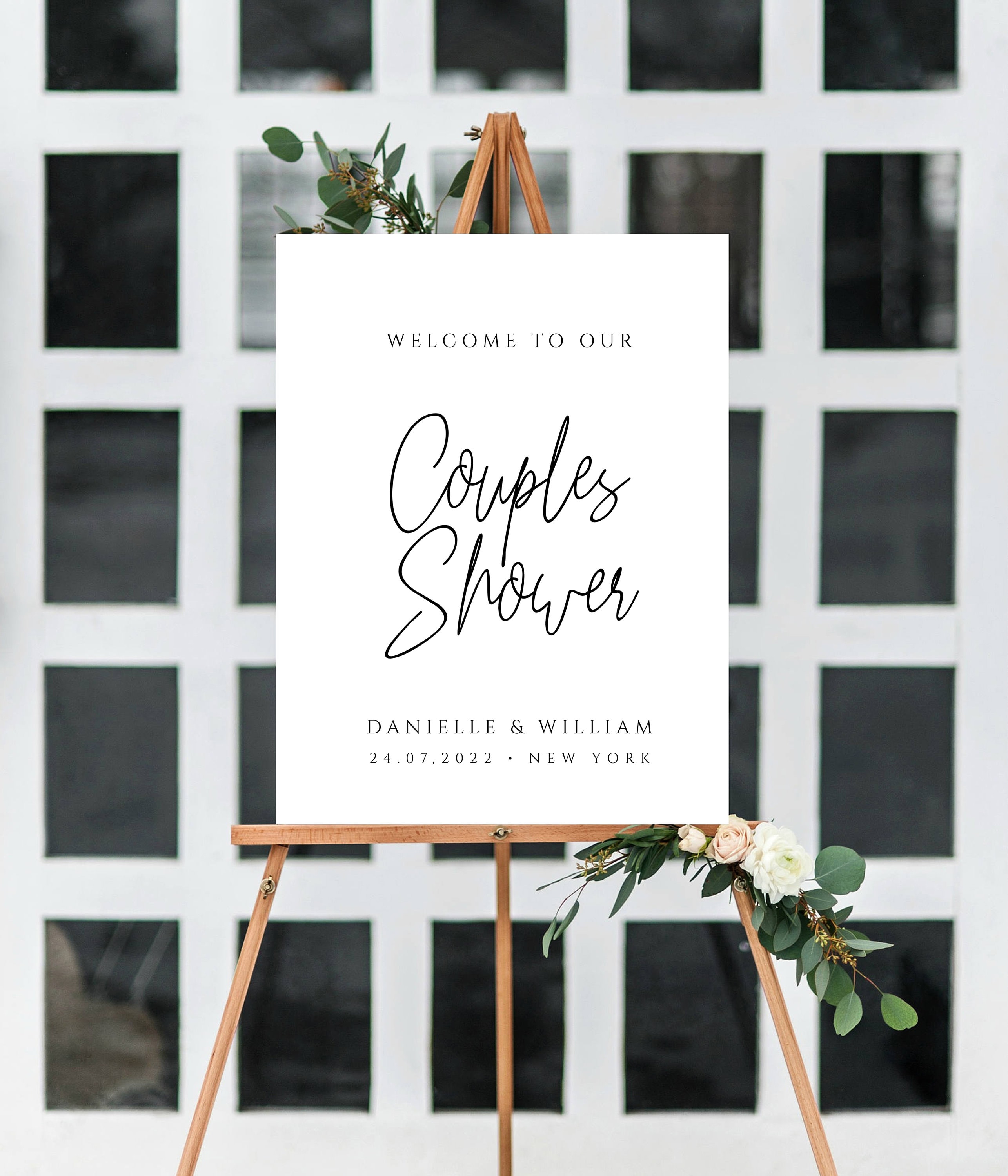 Couples Shower Welcome Signs Digital Download Wedding Shower | Etsy