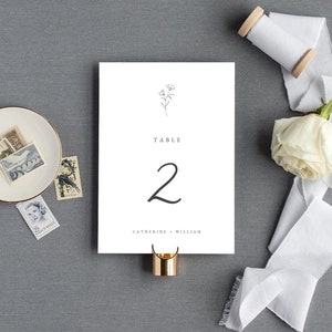 Botanical Fine Art Wedding Bundle, Invitation Set, Minimalist Wedding ...