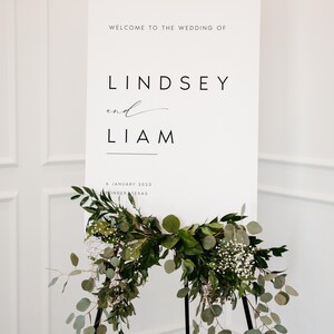 PRINTED Wedding Welcome Sign, Wedding Decor, Foam Board Wedding Signage ...