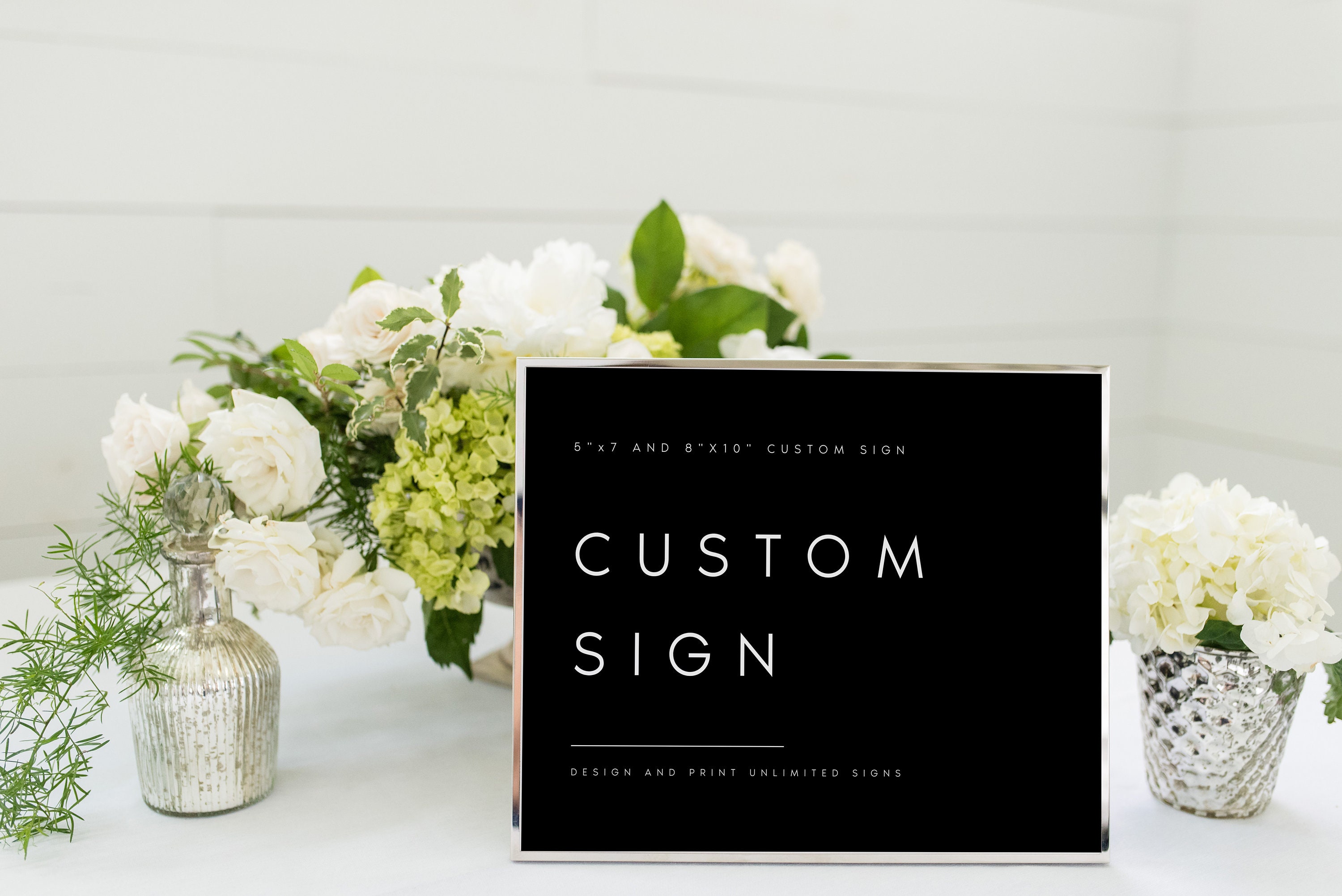 Printable Custom Sign Template Modern Wedding Sign Printable - Etsy