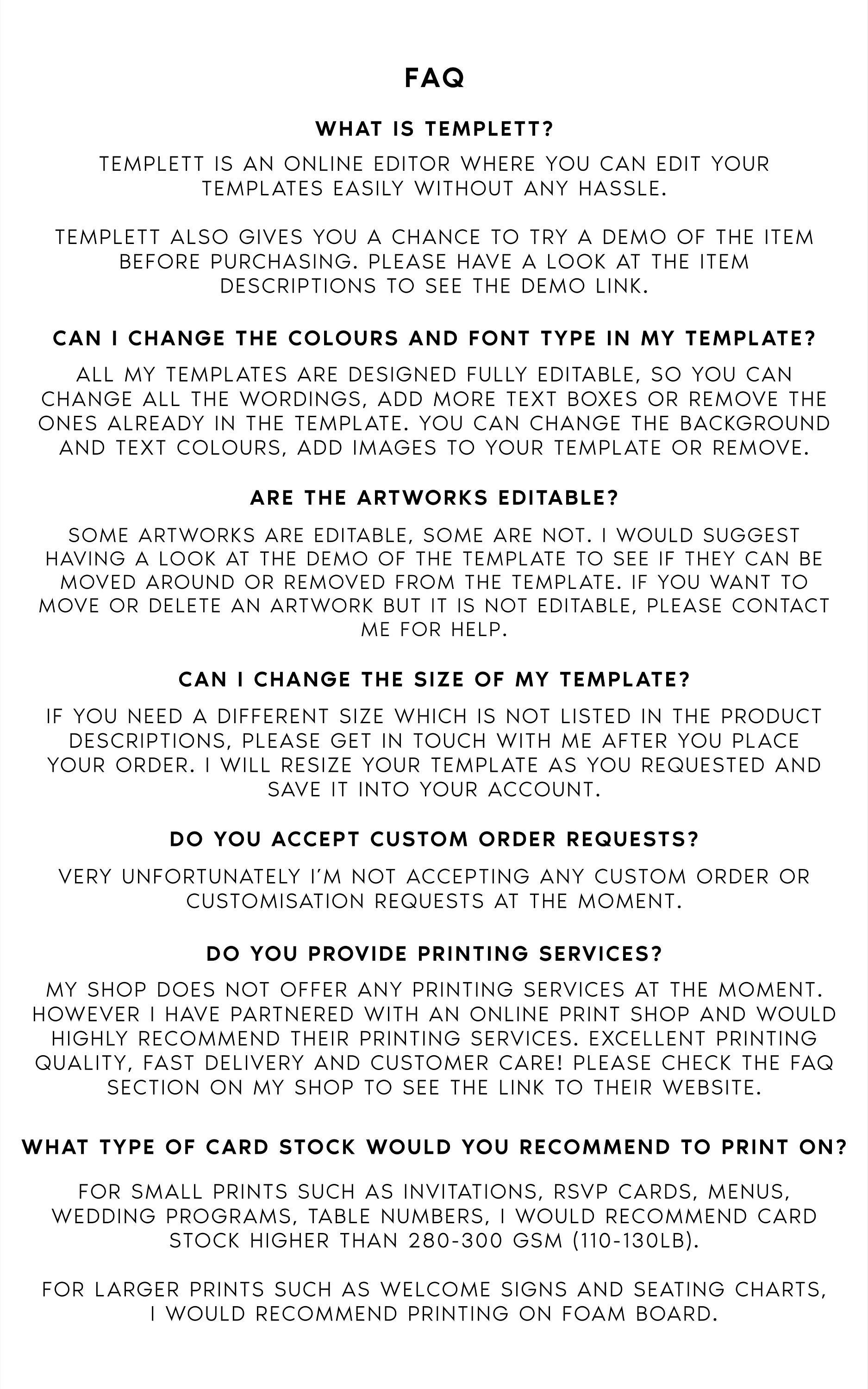 Minimalist Table Number Card Template Rustic Simple Clean - Etsy