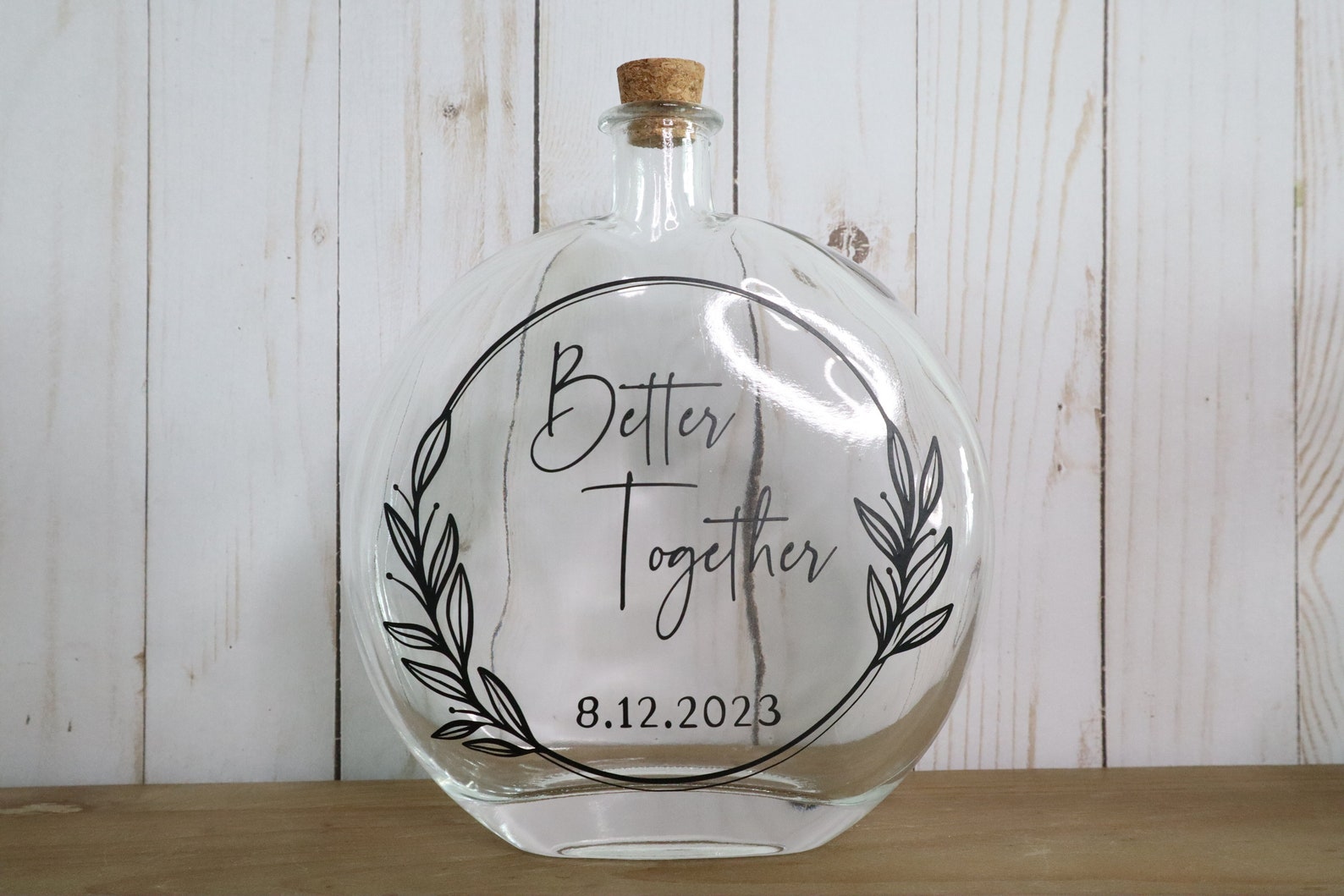 Floral Round Sand Set Sand Ceremony Set Personalizedunity ...