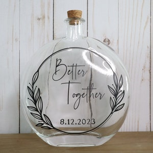 Floral Round Sand Set| Sand Ceremony Set | Personalized|unity Set ...