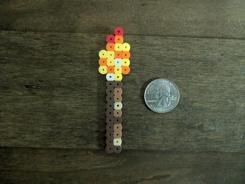 Minecraft Torch Cupcake/cake Toppers - Etsy