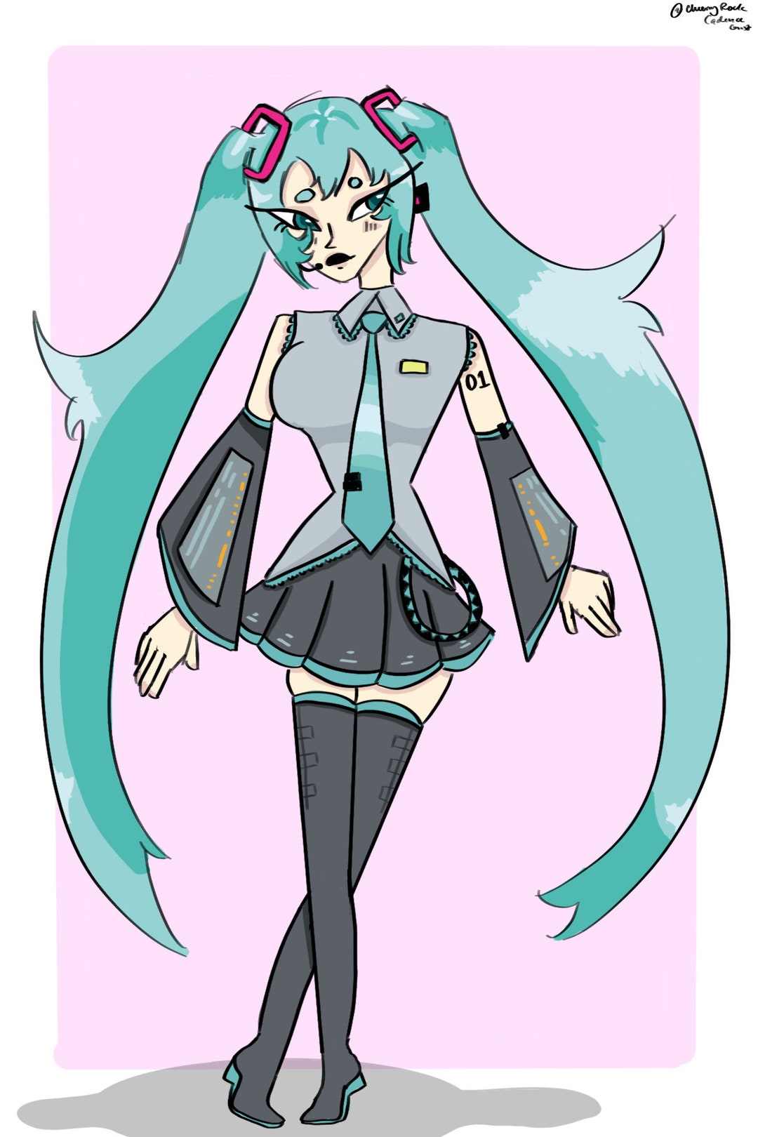 Hatsune Miku Print - Etsy