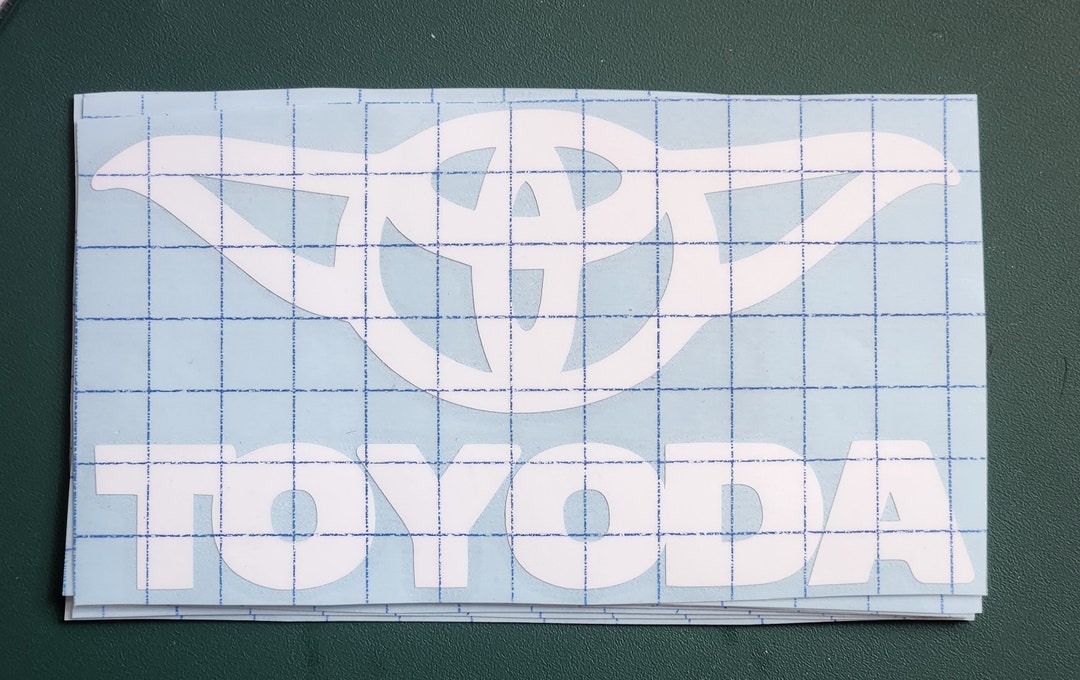 Toyoda Vinyl Decal, Funny Toyoda Star Wars, Grogu Yoda Decal, Toyota ...