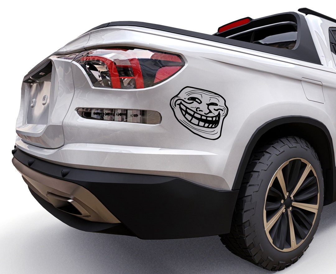 Troll Face Meme 7 Year Vinyl Car Decal Bumper/laptop/window - Etsy