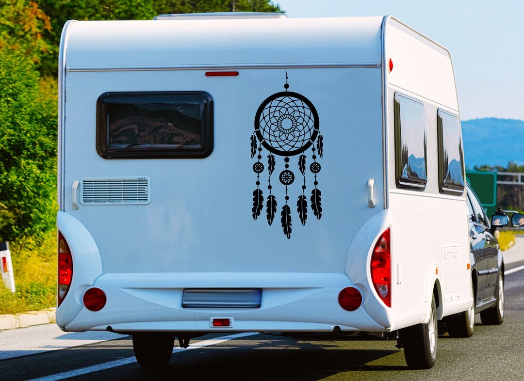 Large Native American Indian Dream Catcher Camper Van Car Caravan Vinyl ...
