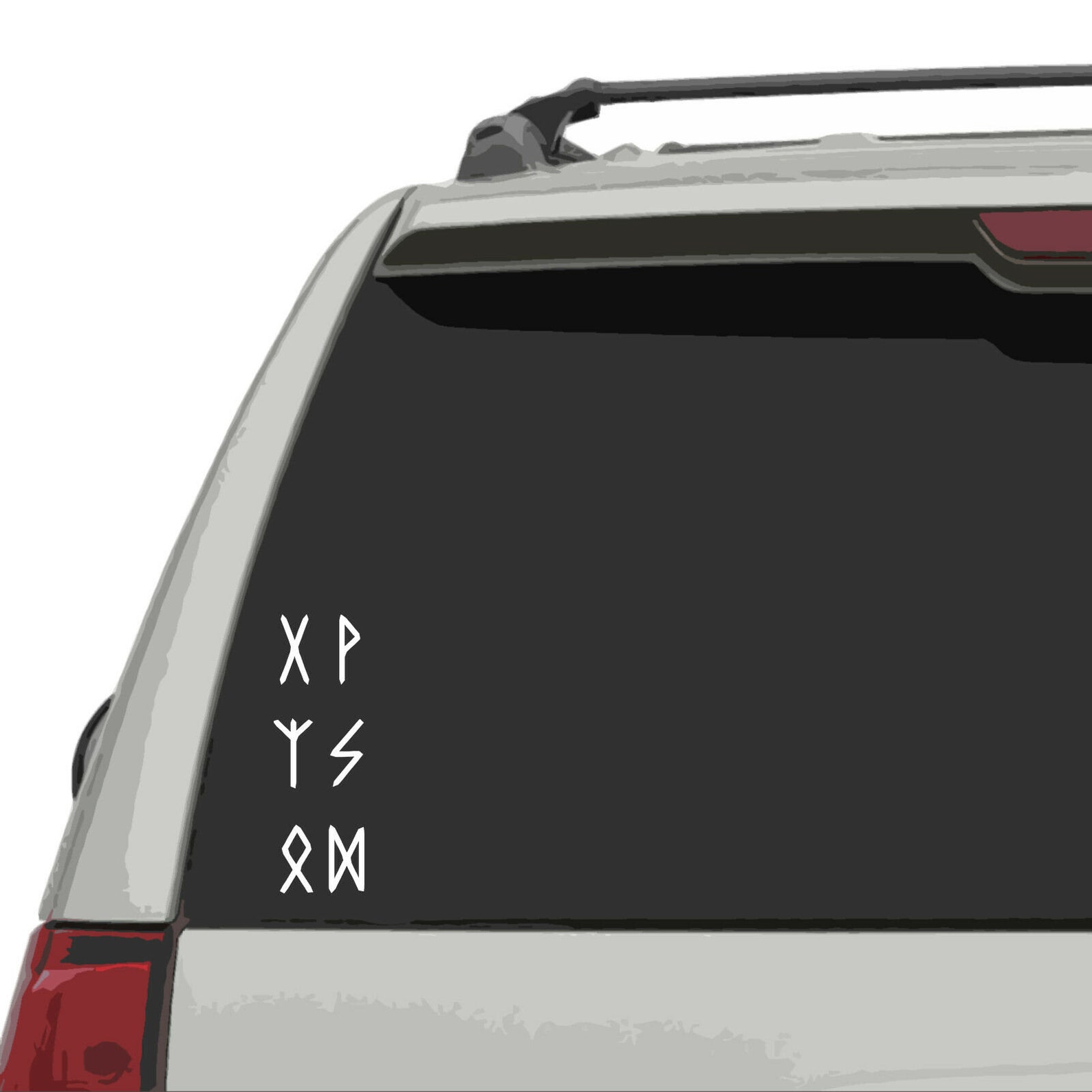 24 Pack - 5-7 Year Vinyl Decal Stickers - Norse Viking Runic Rune Runes ...