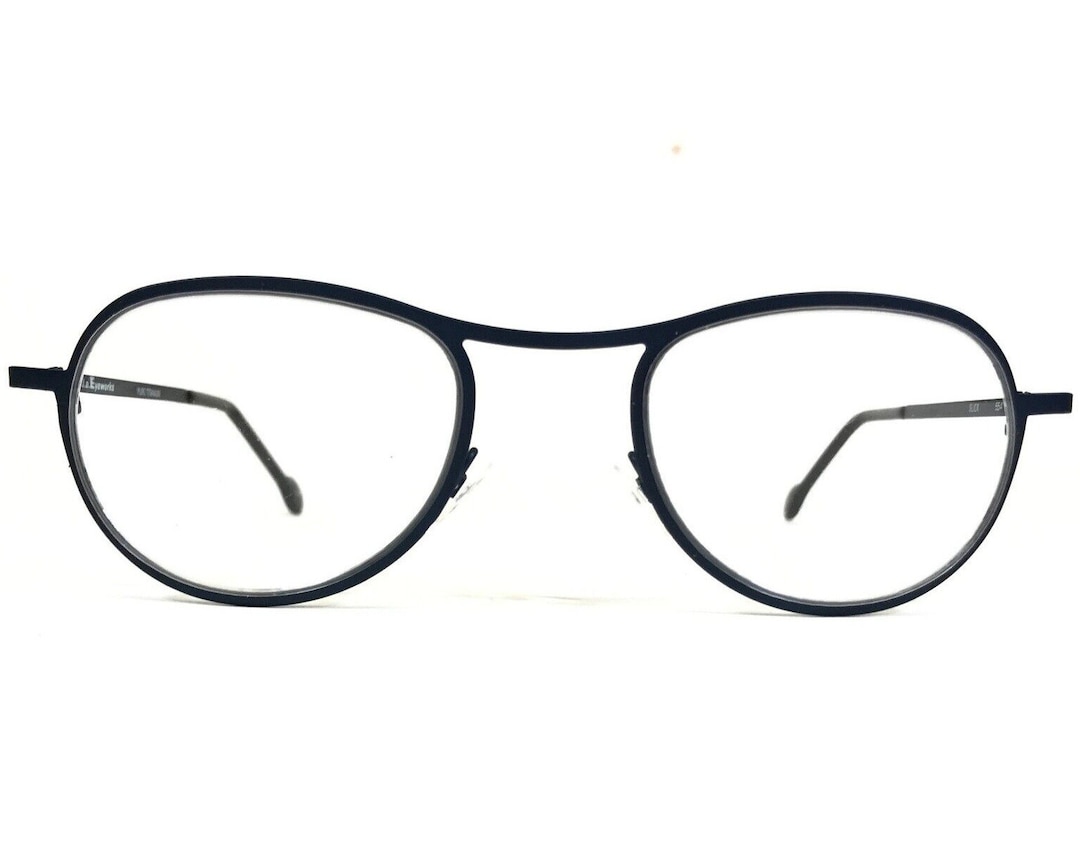 Vintage La Eyeworks Eyeglasses Frames SLICK 554 Navy Blue - Etsy