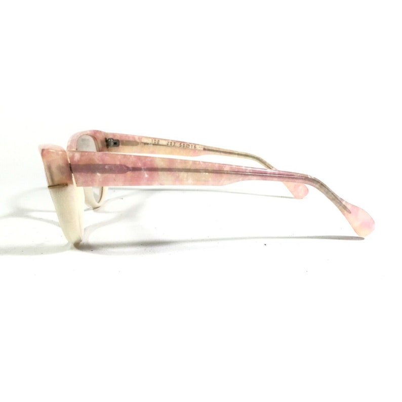 Vintage Atrio Mod. 108-287 Eyeglasses Frames Ivory Pink Cat Eye 58-16 ...