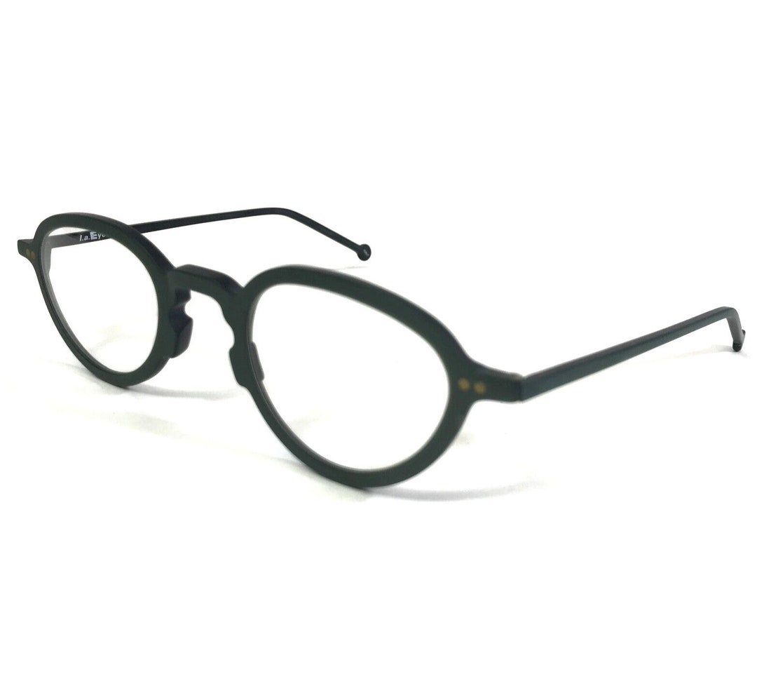Vintage La Eyeworks Eyeglasses Frames SAGE 343M Green Round - Etsy