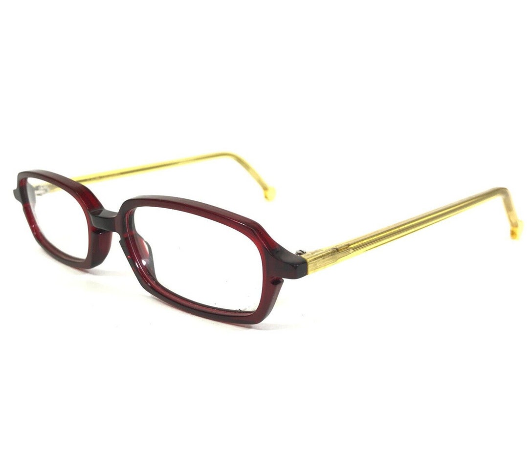 Vintage La Eyeworks Eyeglasses Frames SUDE 661 Clear Red - Etsy