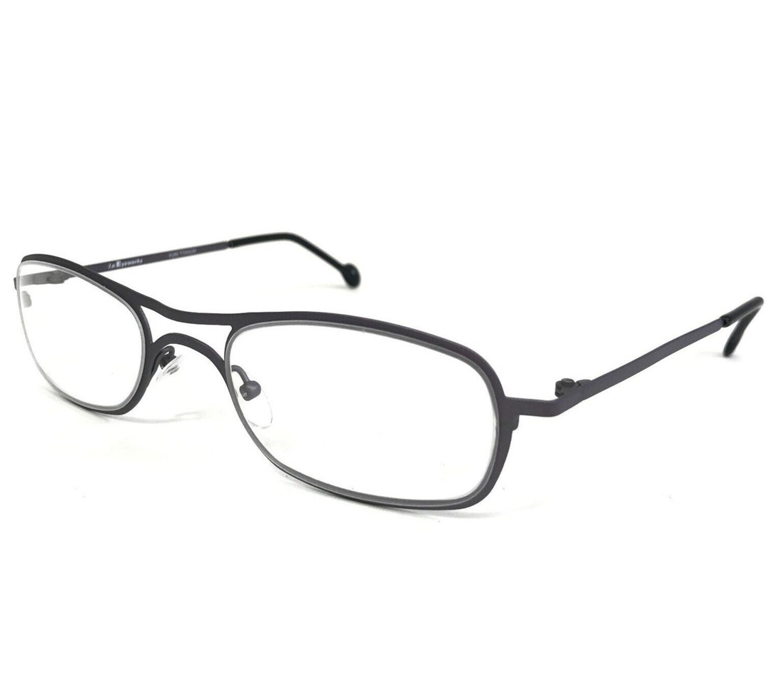 Vintage La Eyeworks Eyeglasses Frames SLIM 515 Matte Purple - Etsy