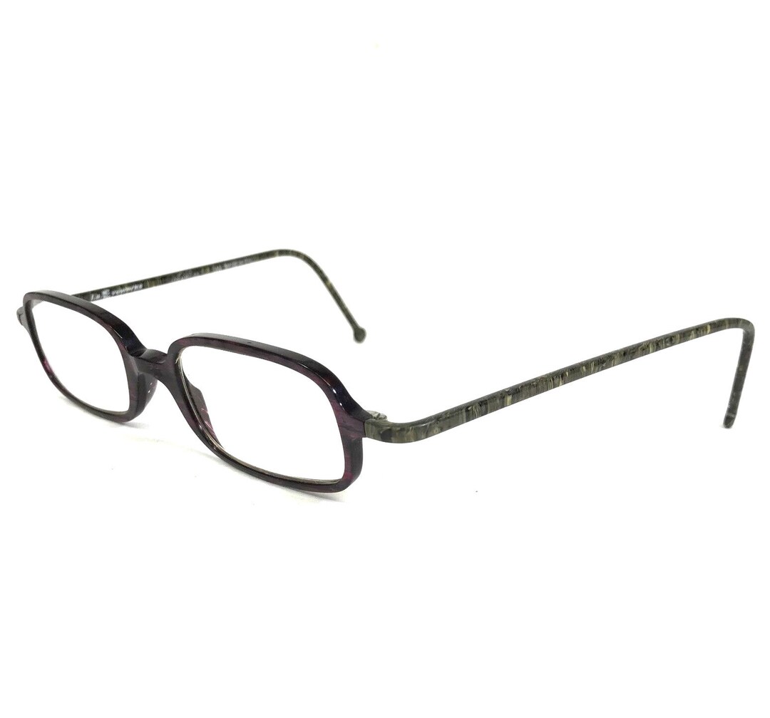 Vintage La Eyeworks Eyeglasses Frames HARP 908 Purple Brown - Etsy