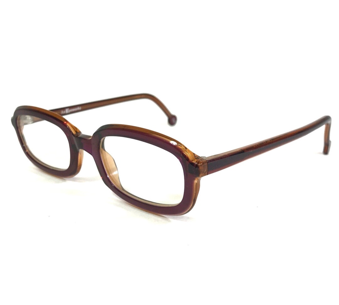 Vintage La Eyeworks Eyeglasses Frames TROT 259 Clear Brown - Etsy