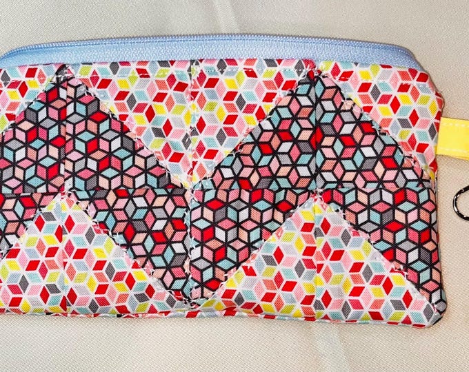 Quilted Front Zipper Pouch - Etsy