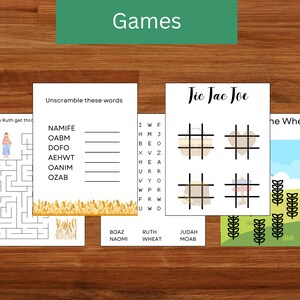 Ruth Activity Pack | Women of the Bible Activity | Ruth Unit Study ...
