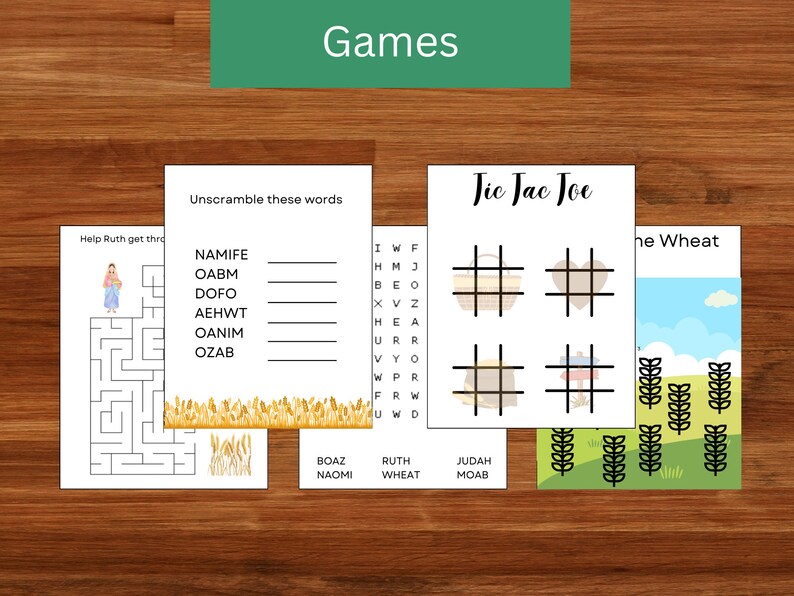 Ruth Activity Pack | Women of the Bible Activity | Ruth Unit Study ...