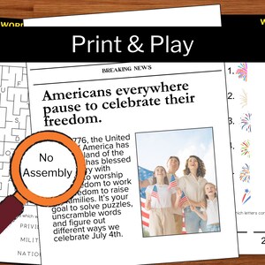 July 4th Escape Room | Bible Escape Game | Christian Escape Room | 4th ...