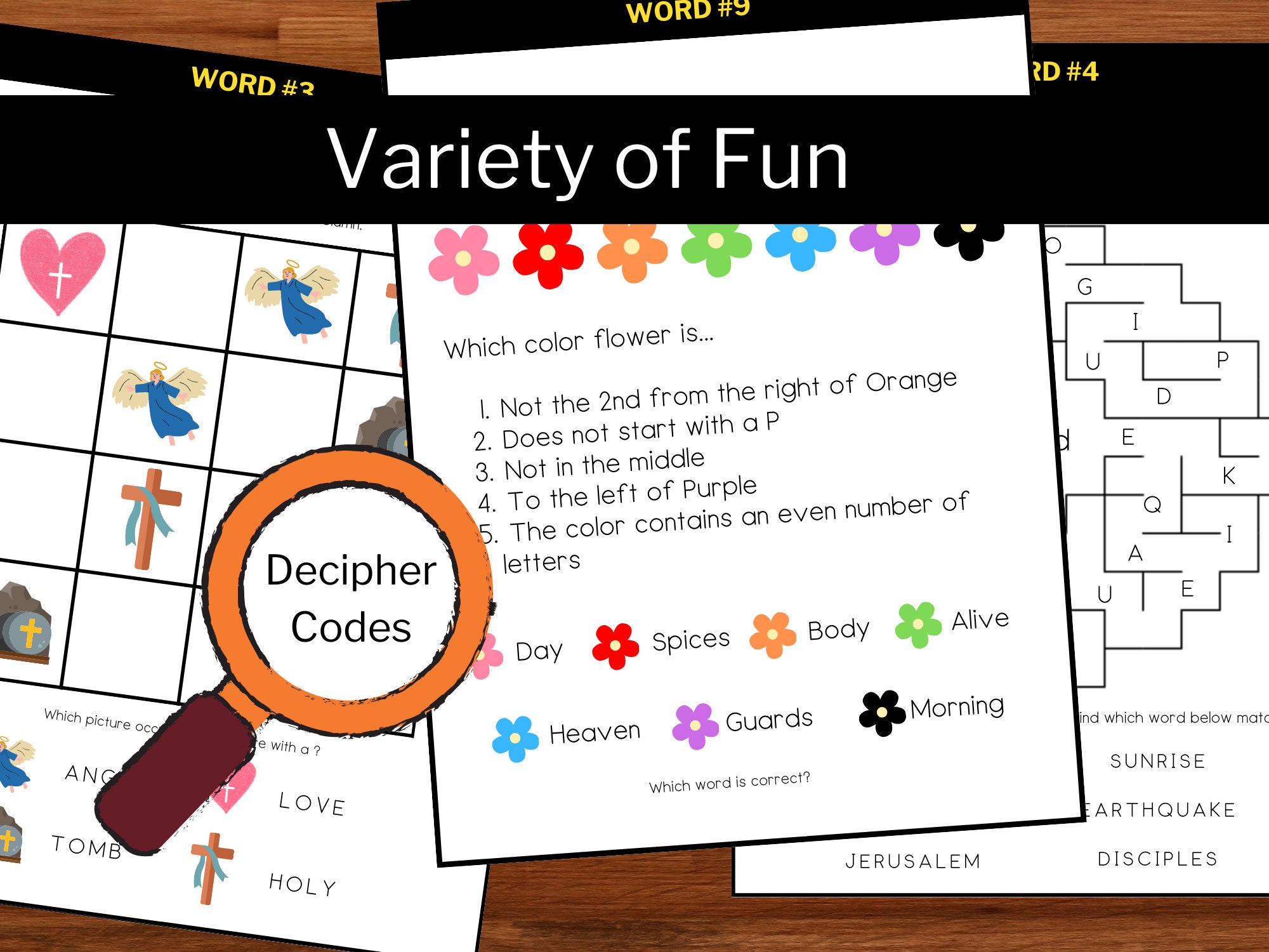 Resurrection Escape Room | Bible Easter Game for Kids (digital Download ...