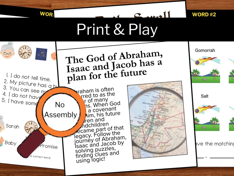 Abraham Escape Room | Isaac Escape Game | Jacob Escape Game | Bible ...