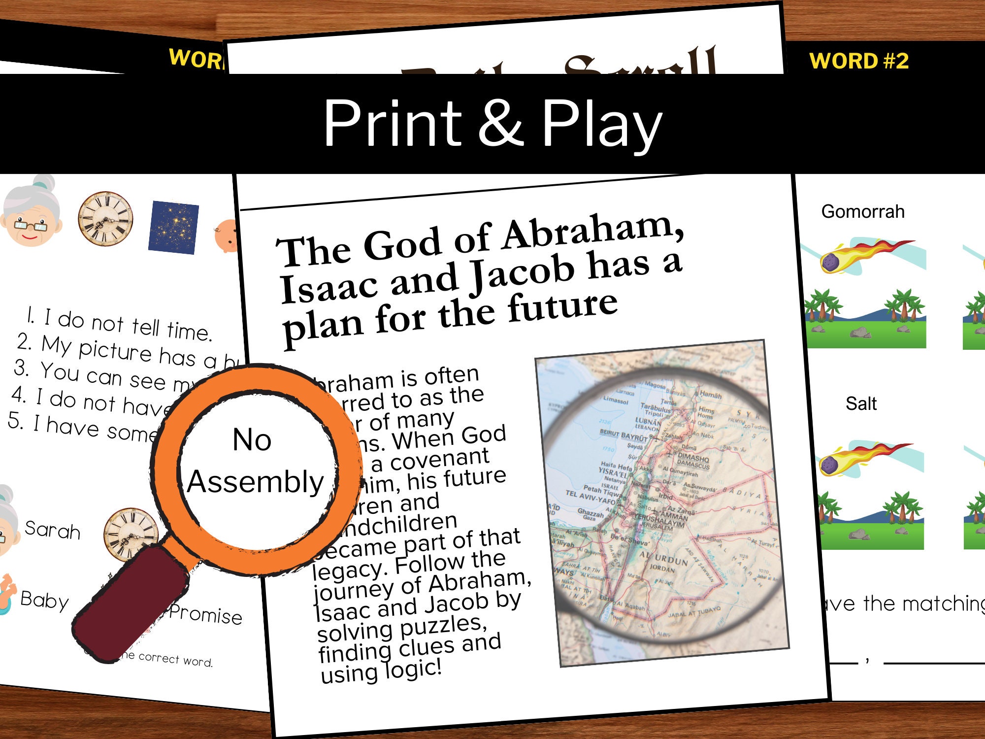 Abraham Escape Room | Isaac Escape Game | Jacob Escape Game | Bible ...